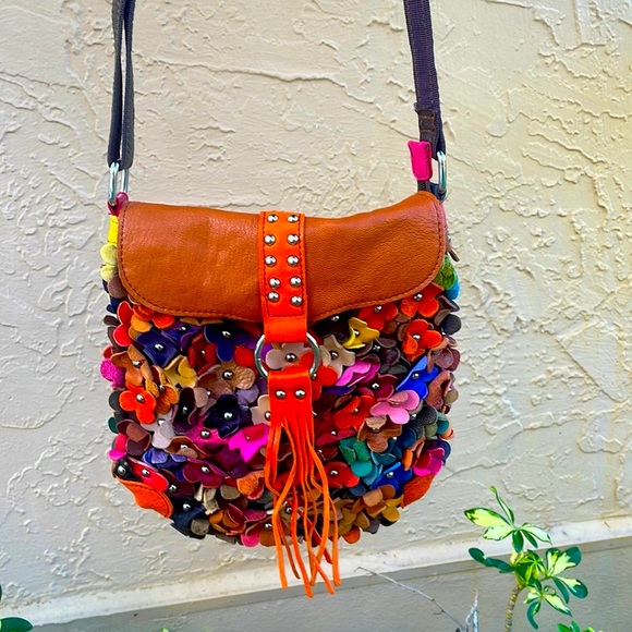 Bags | Gorgeous Floral Leather Purse From Spain | Poshmark
